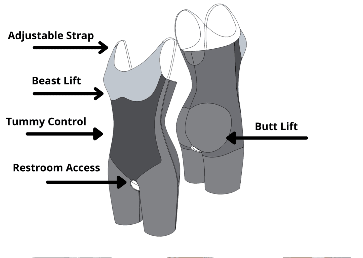 Seamless Body Shaper “Skin” | Everyday Shapewear| Plus Size Shaper ...